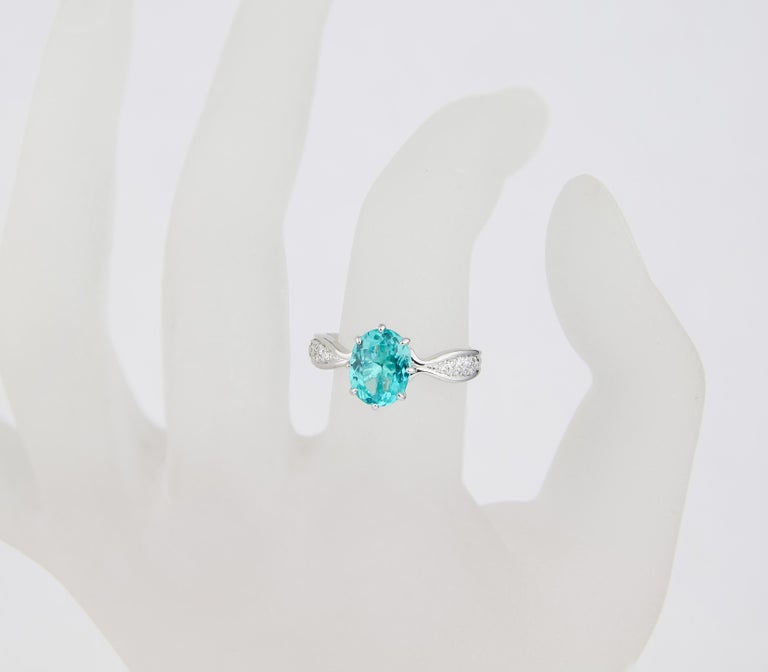 Customizable Paraiba Blue Apatite 14k Gold Ring, Natural Blue Apatite ...