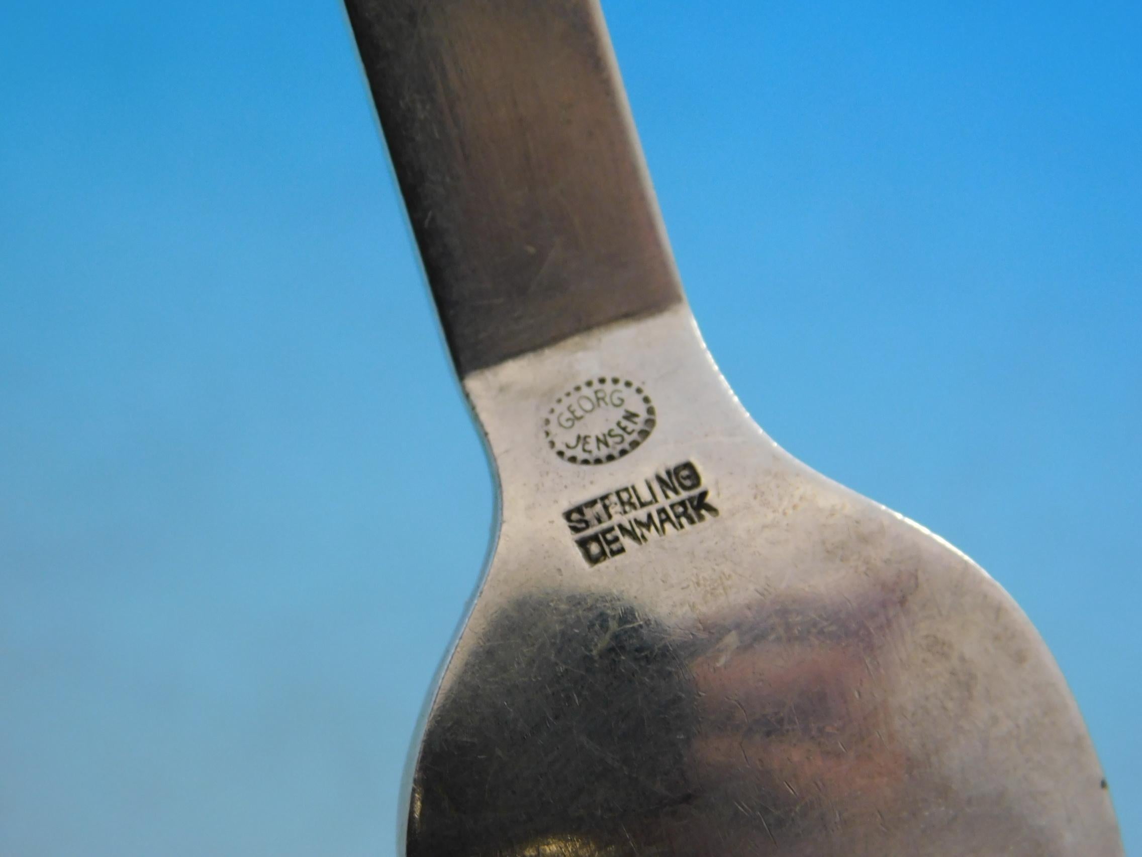 Parallel by Georg Jensen Sterling Silver Flatware Set Service 45 Pcs Dinner at 1stDibs