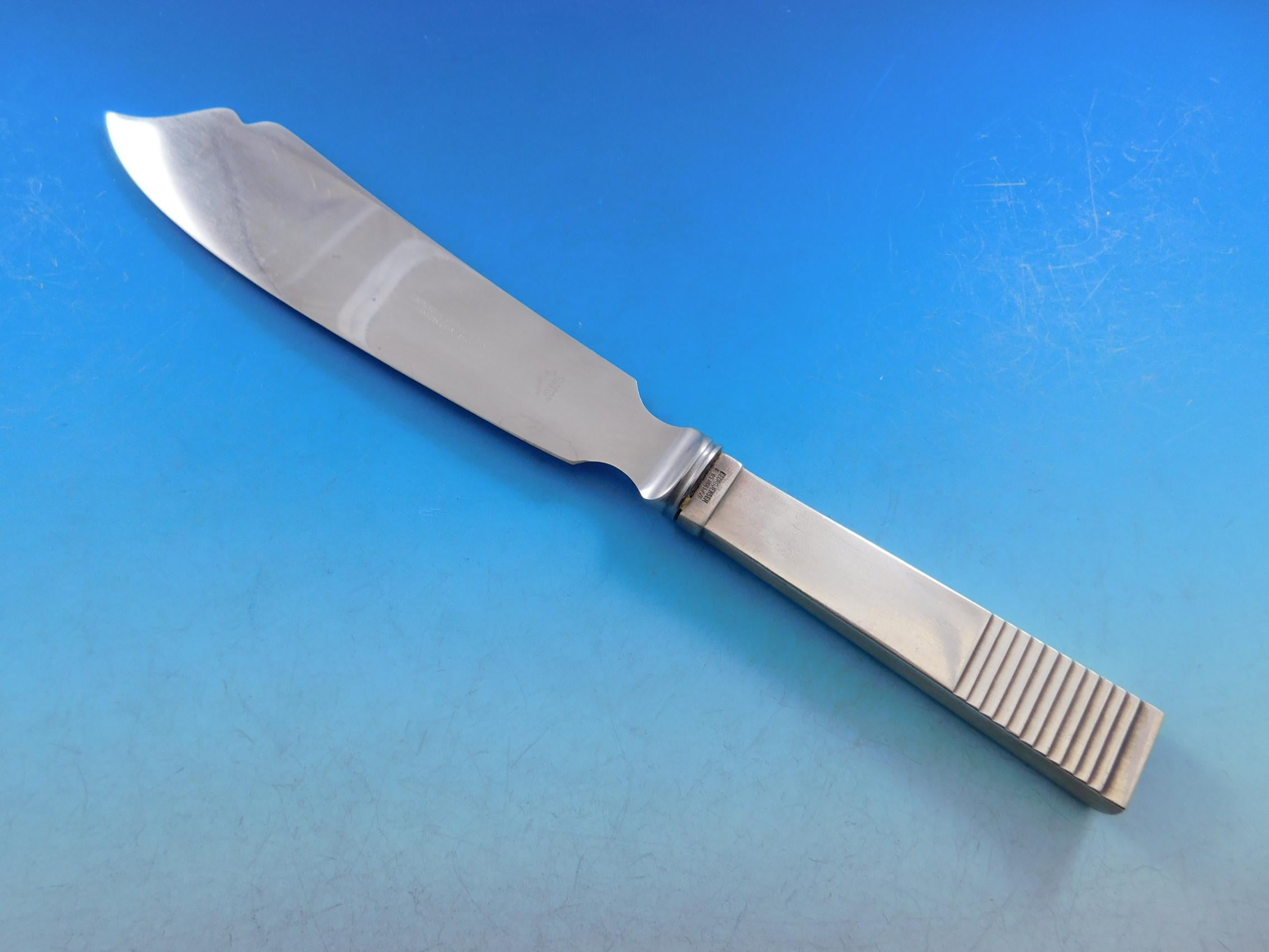 Parallel by Georg Jensen Sterling Silver Flatware Set Service 45 Pcs Dinner at 1stDibs