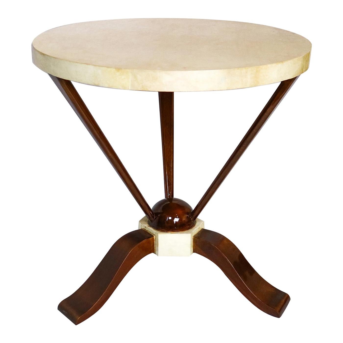 Drapery 80 Round Indoor Side Table For Sale at 1stDibs