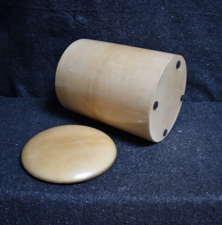 Parchment Waste Basket at 1stDibs