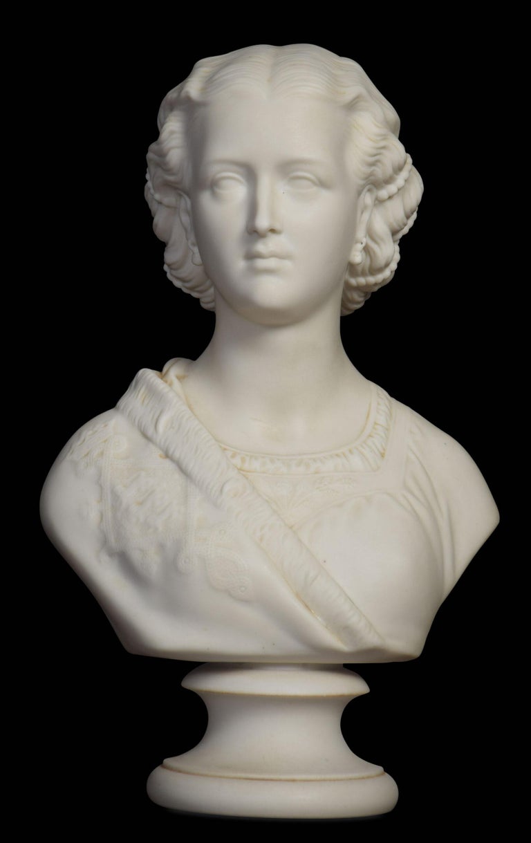 Parian Bust of Queen Victoria at 1stDibs | parian busts for sale