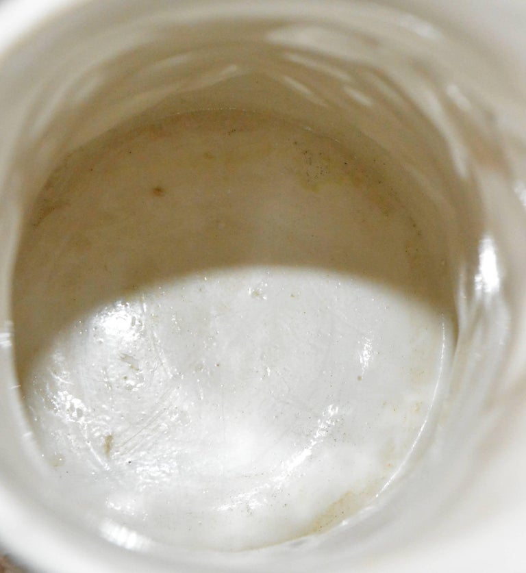 Parian Ware Pitcher, Blue and White, circa 1850s For Sale at 1stDibs