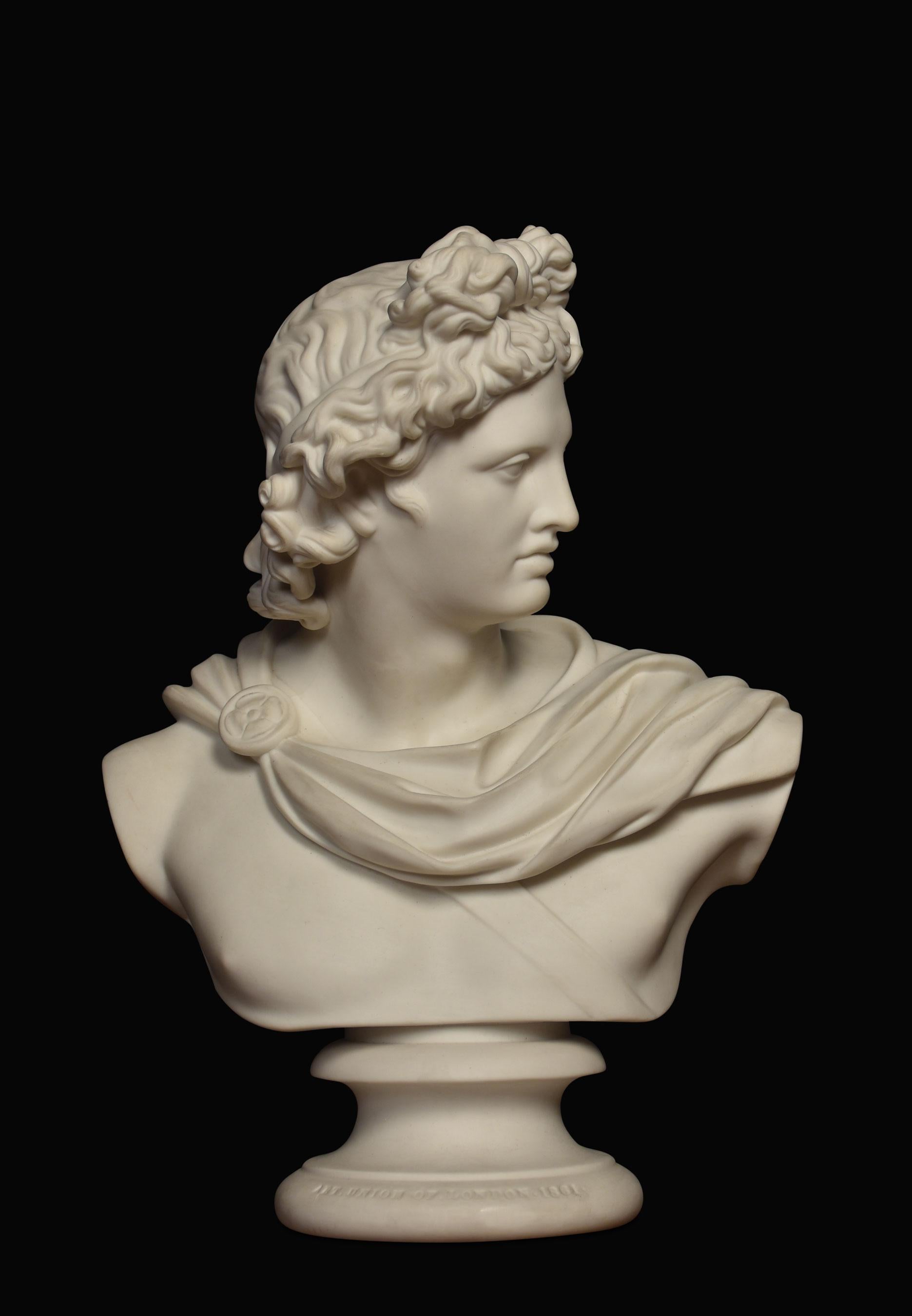 Parianware Bust of Apollo at 1stDibs | bust of apollo, бустоф