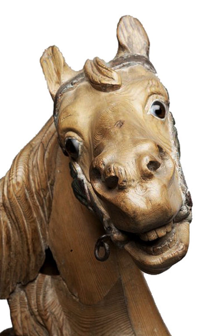 Paris 1890 Maison Bayole Rampant Carousel Horse For Sale at 1stDibs