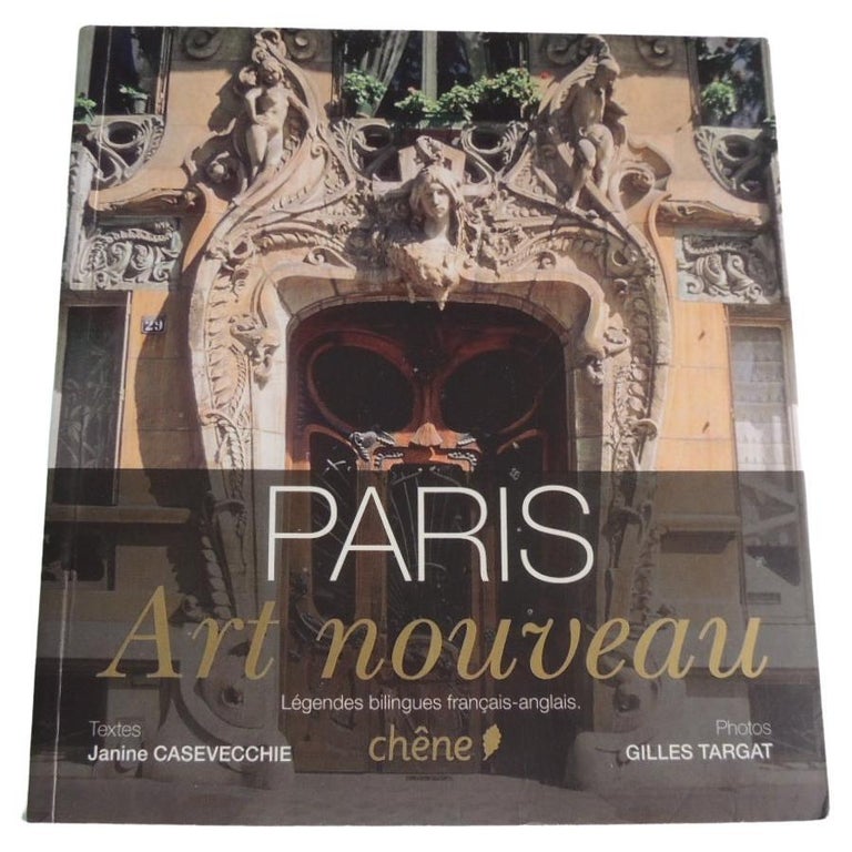 Paris Art Noveau Vintage Decorating Softcover Book For Sale at 1stDibs