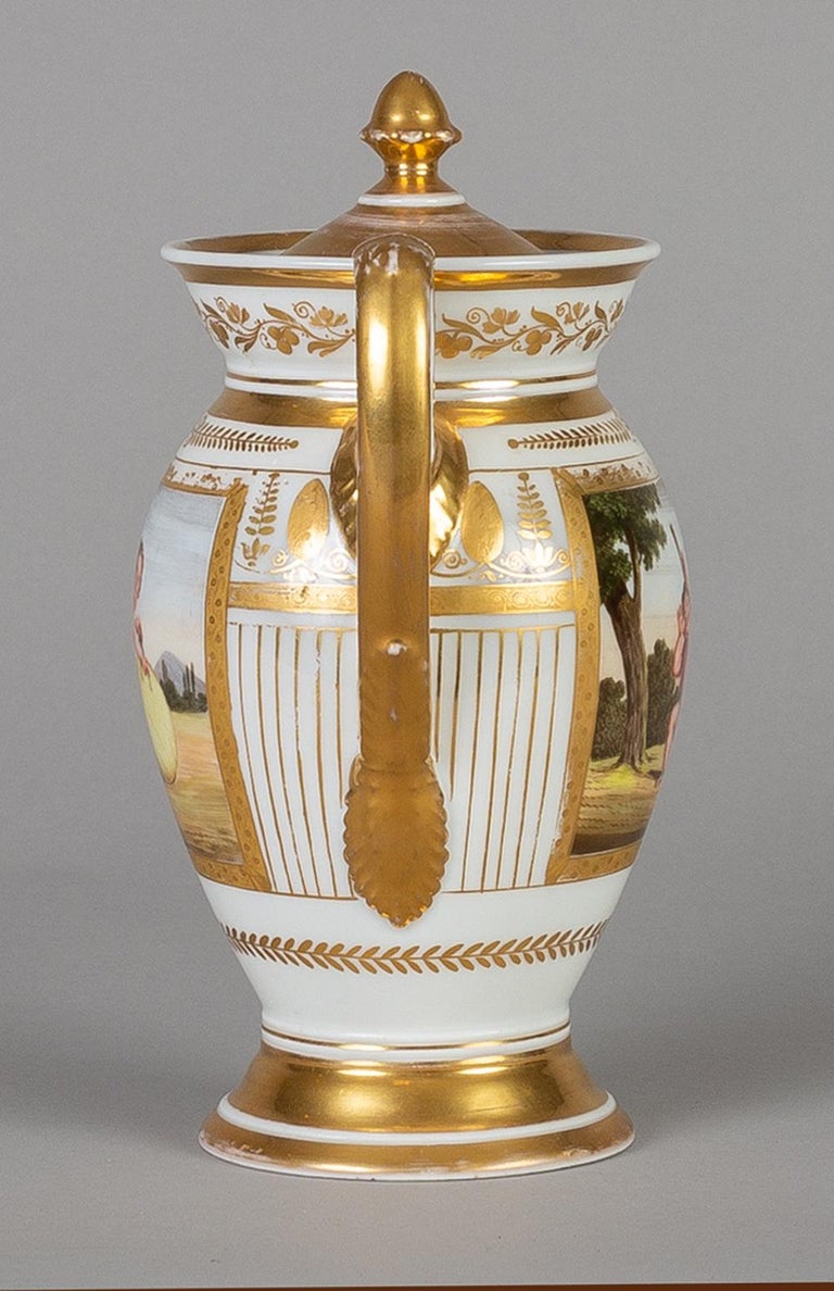 Paris Porcelain Coffee Pot, circa 1810 For Sale at 1stDibs