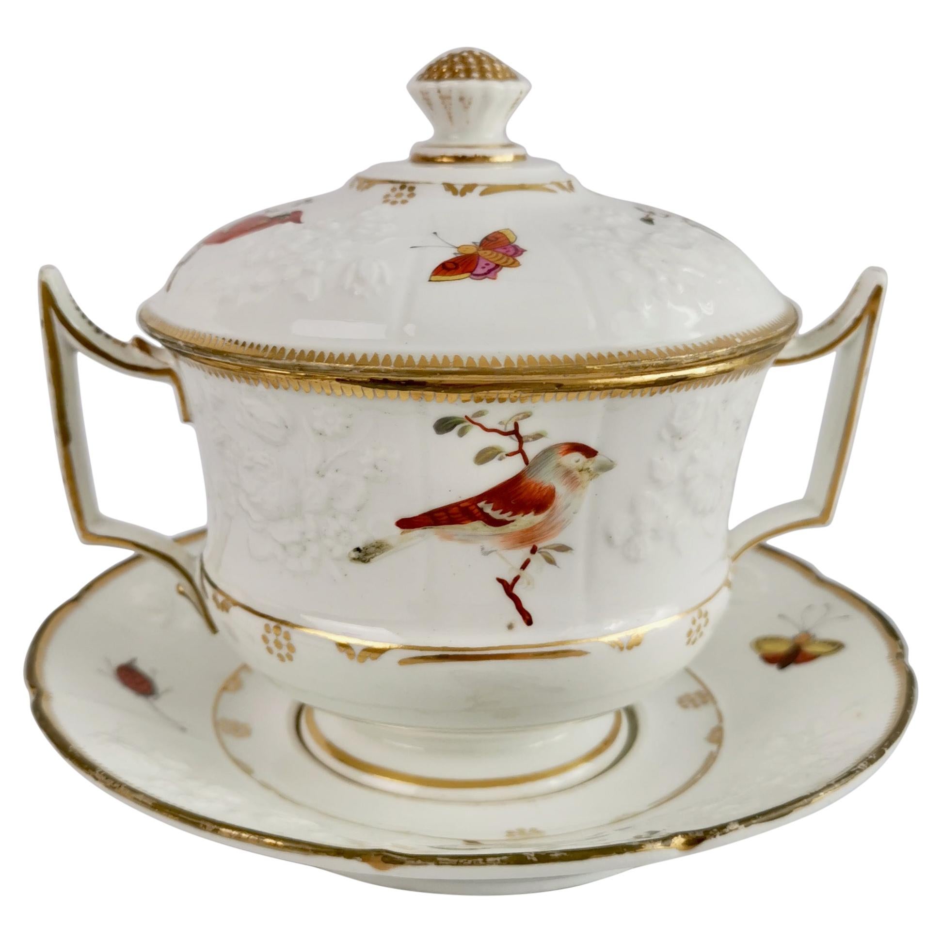 Wonderful Old Paris Porcelain Bowl on Stand, France, 1820s For Sale at ...