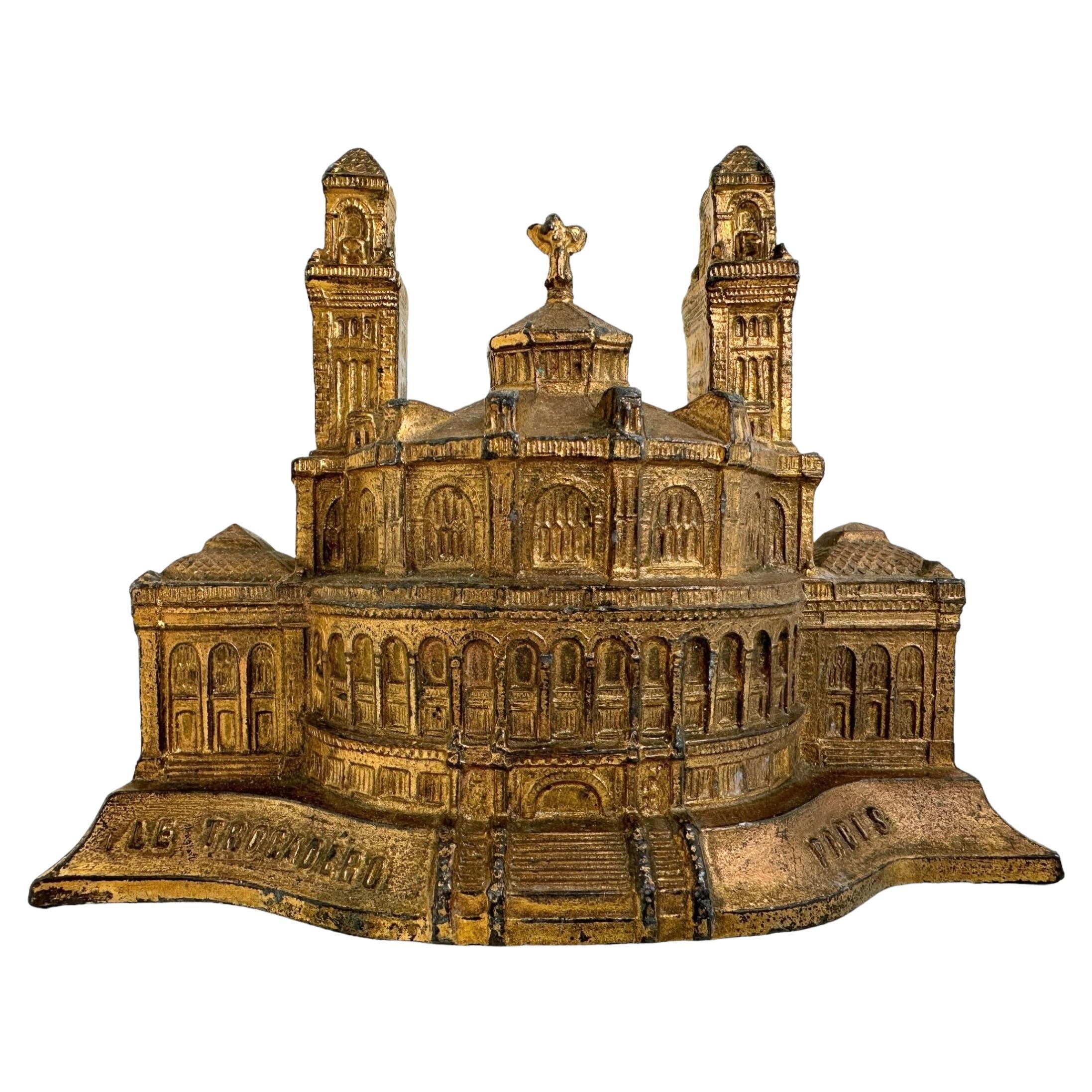 Paris Trocadero Palace Souvenir Building Architectural Model vintage ...