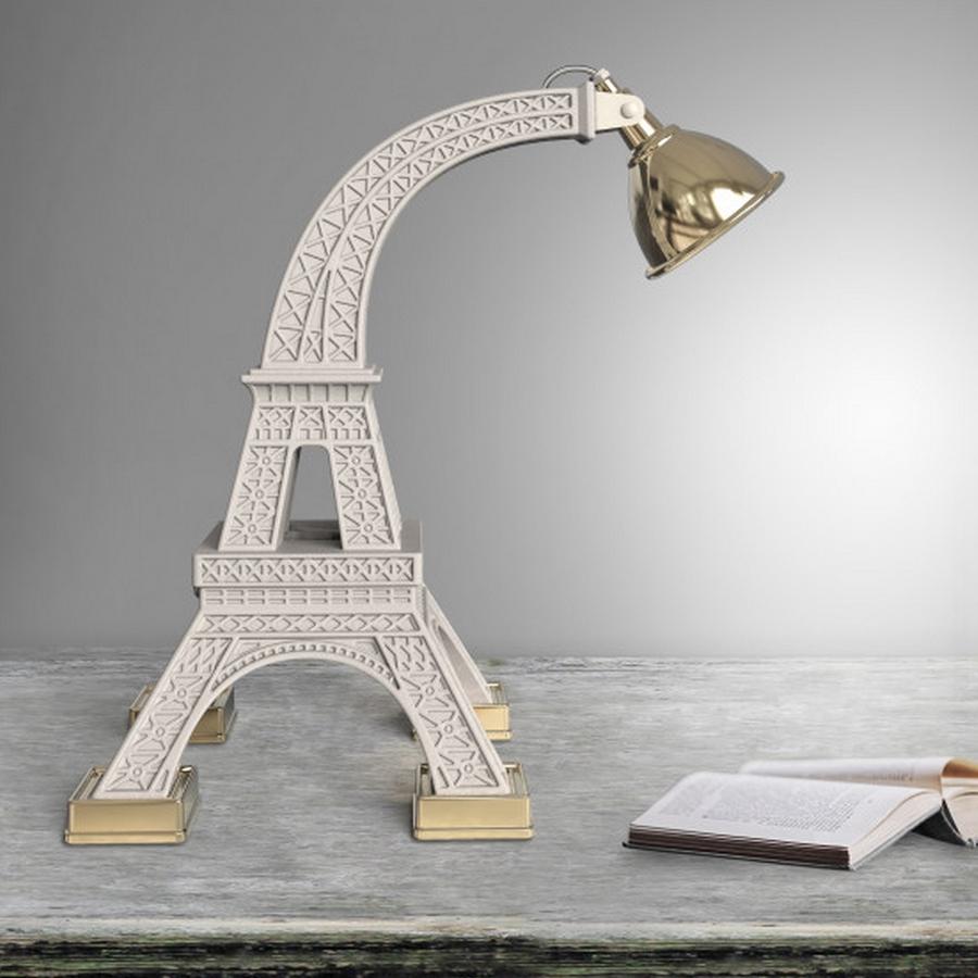 Paris, White Table Lamp, Designed by Studio Job, Made in Italy For Sale ...