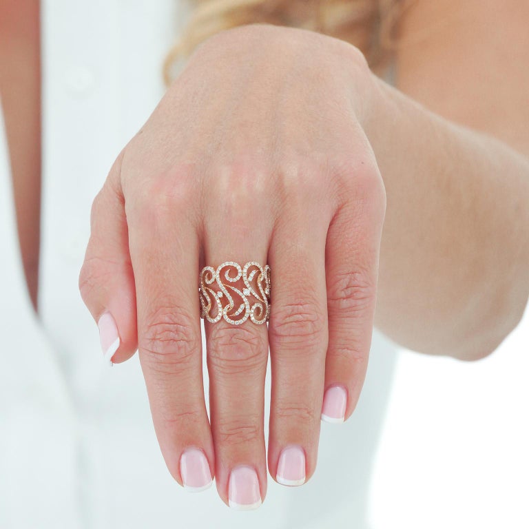 Parisian 18k Gold Fantasy Ring For Sale at 1stDibs