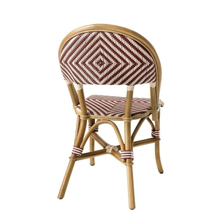 Parisian Café Red Chair in Natural Rattan at 1stDibs | paris chairs sale