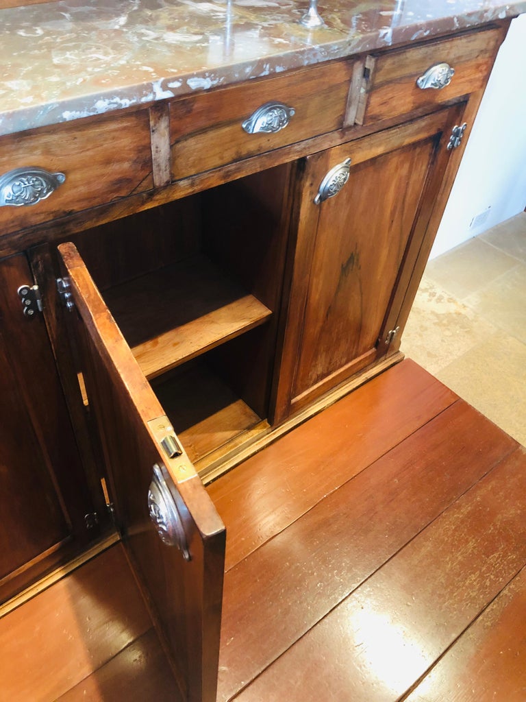 Parisian French Bar Authentic Pewter Marble Wood Sink Beer Tap Water ...