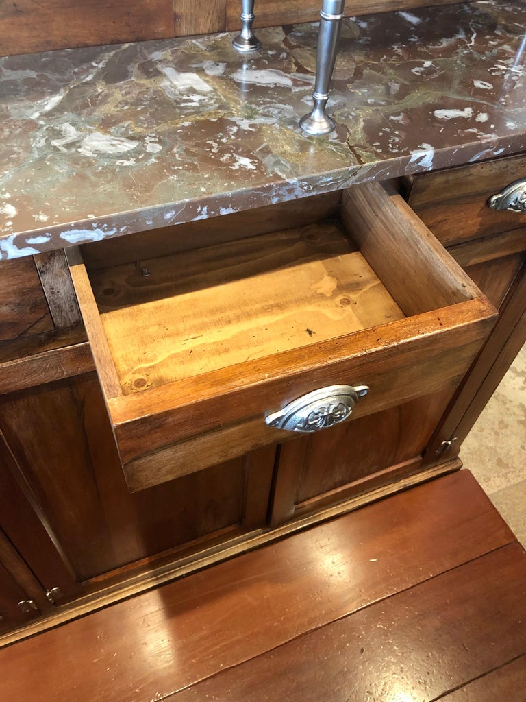 Parisian French Bar Authentic Pewter Marble Wood Sink Beer Tap Water ...