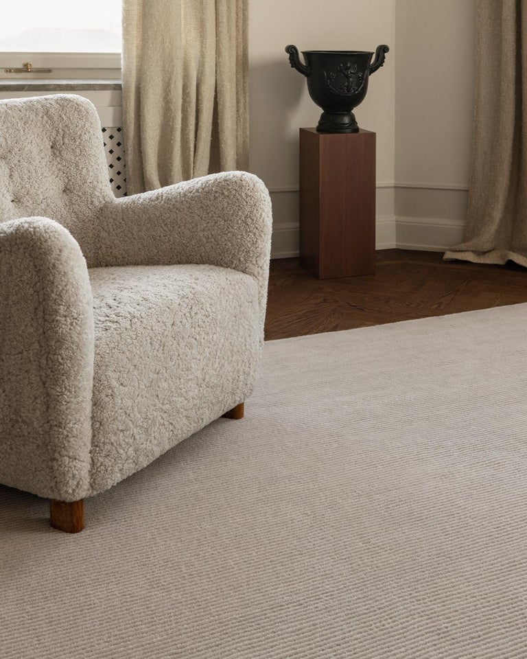 Park Oatmeal, Wool Cut Pile Rug For Sale at 1stDibs