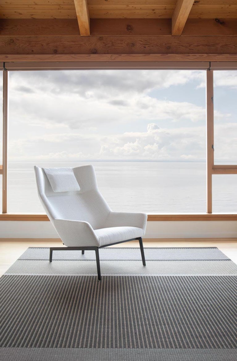 Park and Ottoman White Lounge Chair, by Niels Bendtsen from Bensen at ...