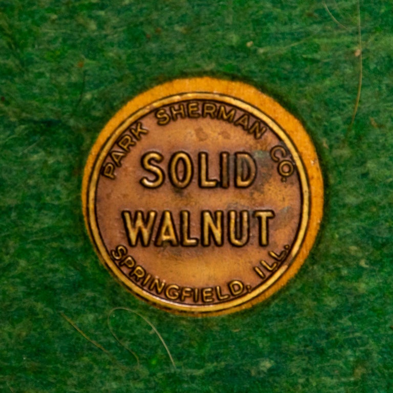 1950s Park Sherman Perpetual Calendar Office Notepad Tray Walnut and ...