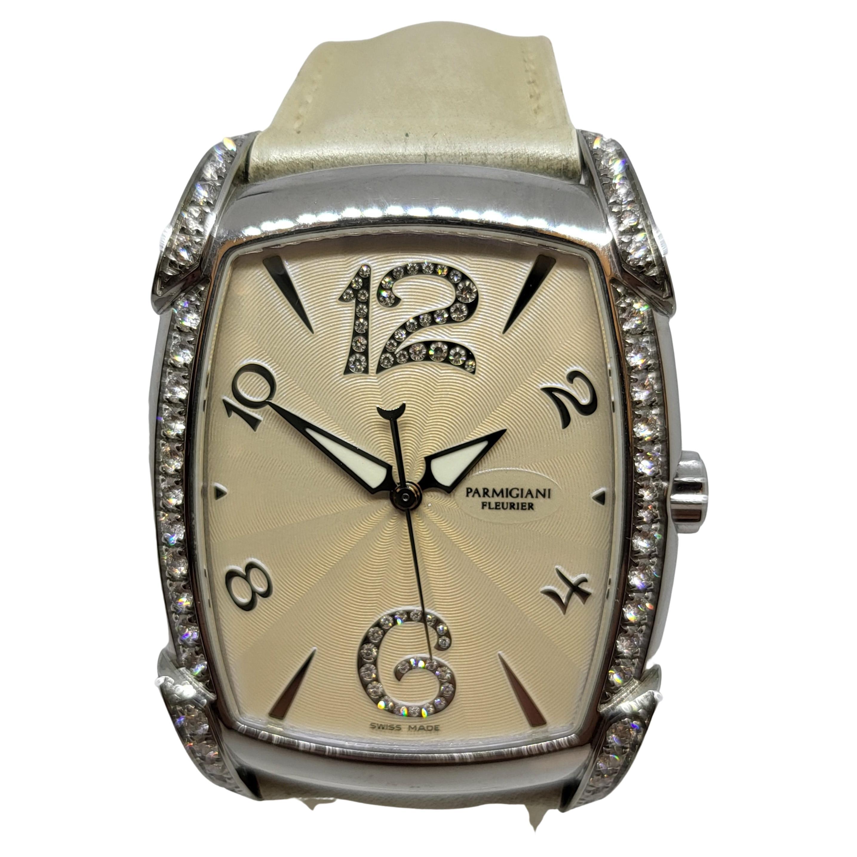 Parmigiani Fleurier Rose Gold Tank Wristwatch at 1stDibs