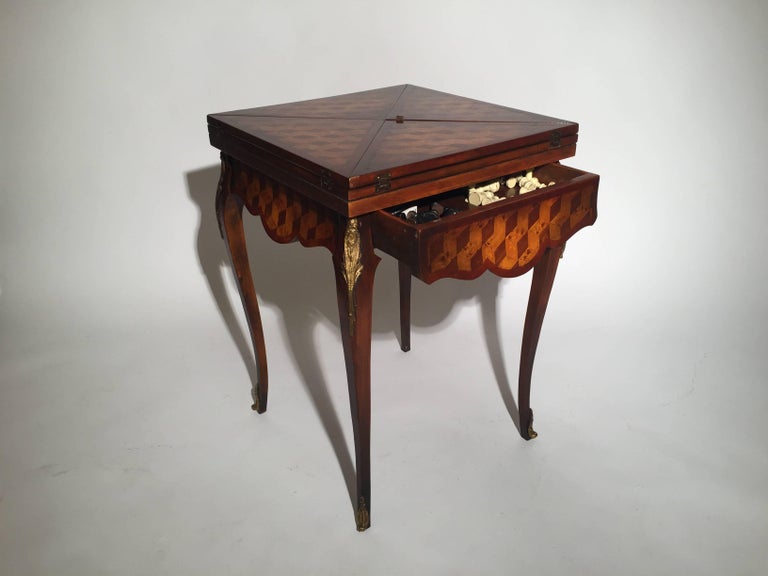 Parquetry Handkerchief Game Table by Theodore Alexander at 1stDibs ...