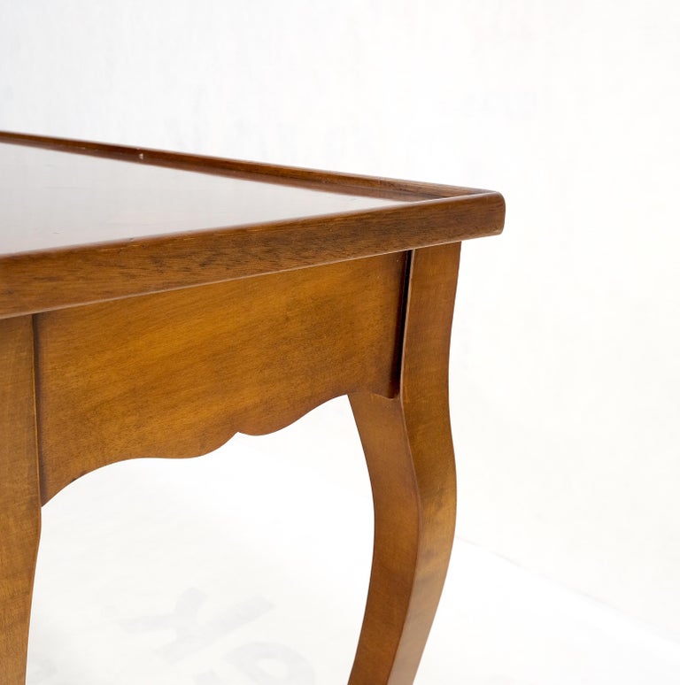Parquetry Top Cabriole Leg Decorative Italian Modern Walnut Console ...