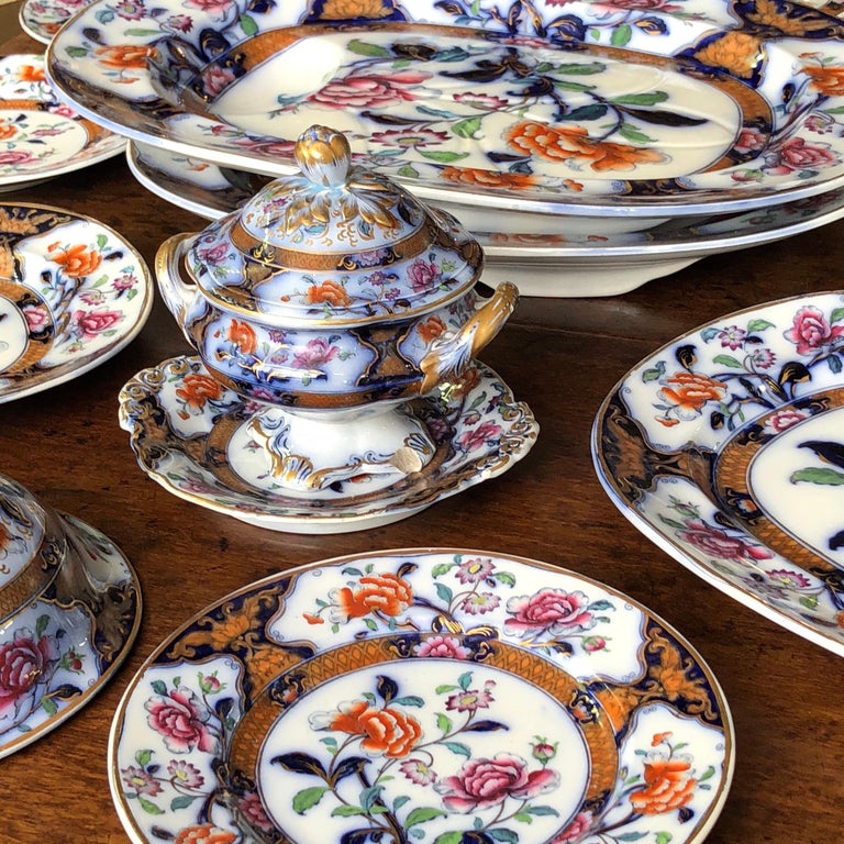 Part Ironstone Service in the ‘Eugenie’ Pattern, ‘Pearl’ Pottery, circa ...