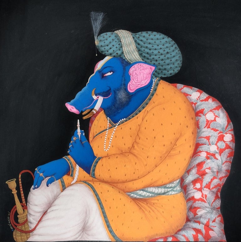 Partha Mondal - The Throne of The Incarnation For Sale at 1stDibs