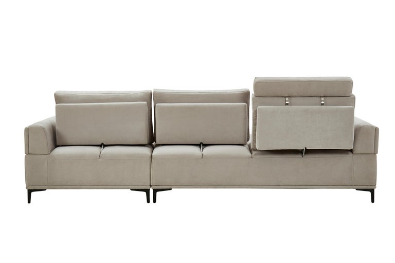 Pasargad Home Modern Lucca Sectional Sofa with Push Back Functional For Sale at 1stDibs