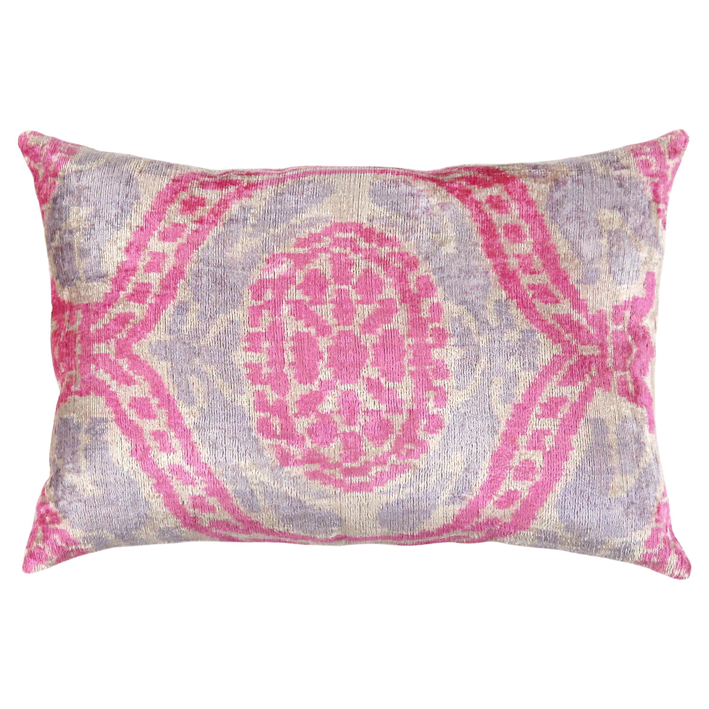 Pair of Light Blue Green Silk Ikat Pillows For Sale at 1stDibs | green ...