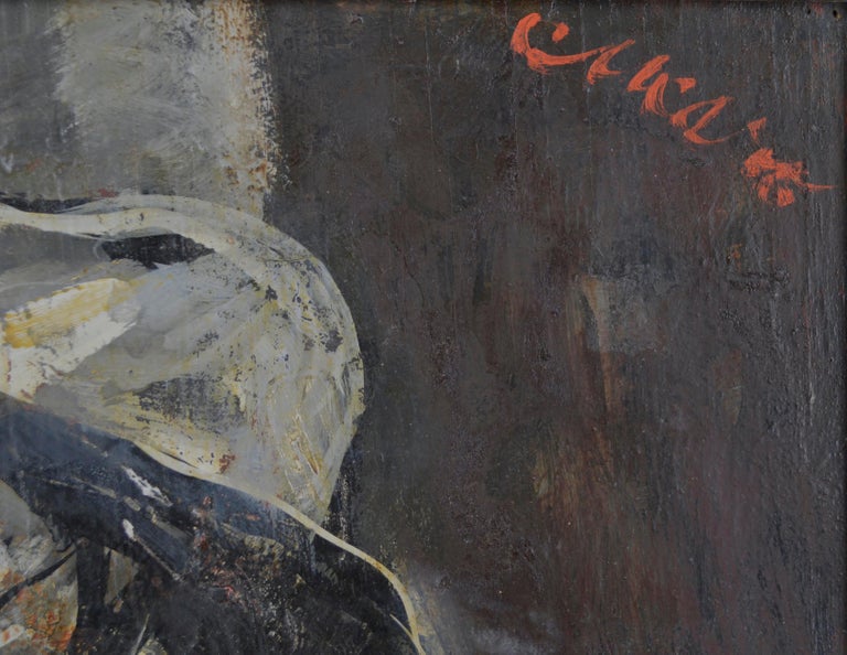 Pascal Cucaro, 1915-2003 - Mid Century Portrait of a Man With Hat ...