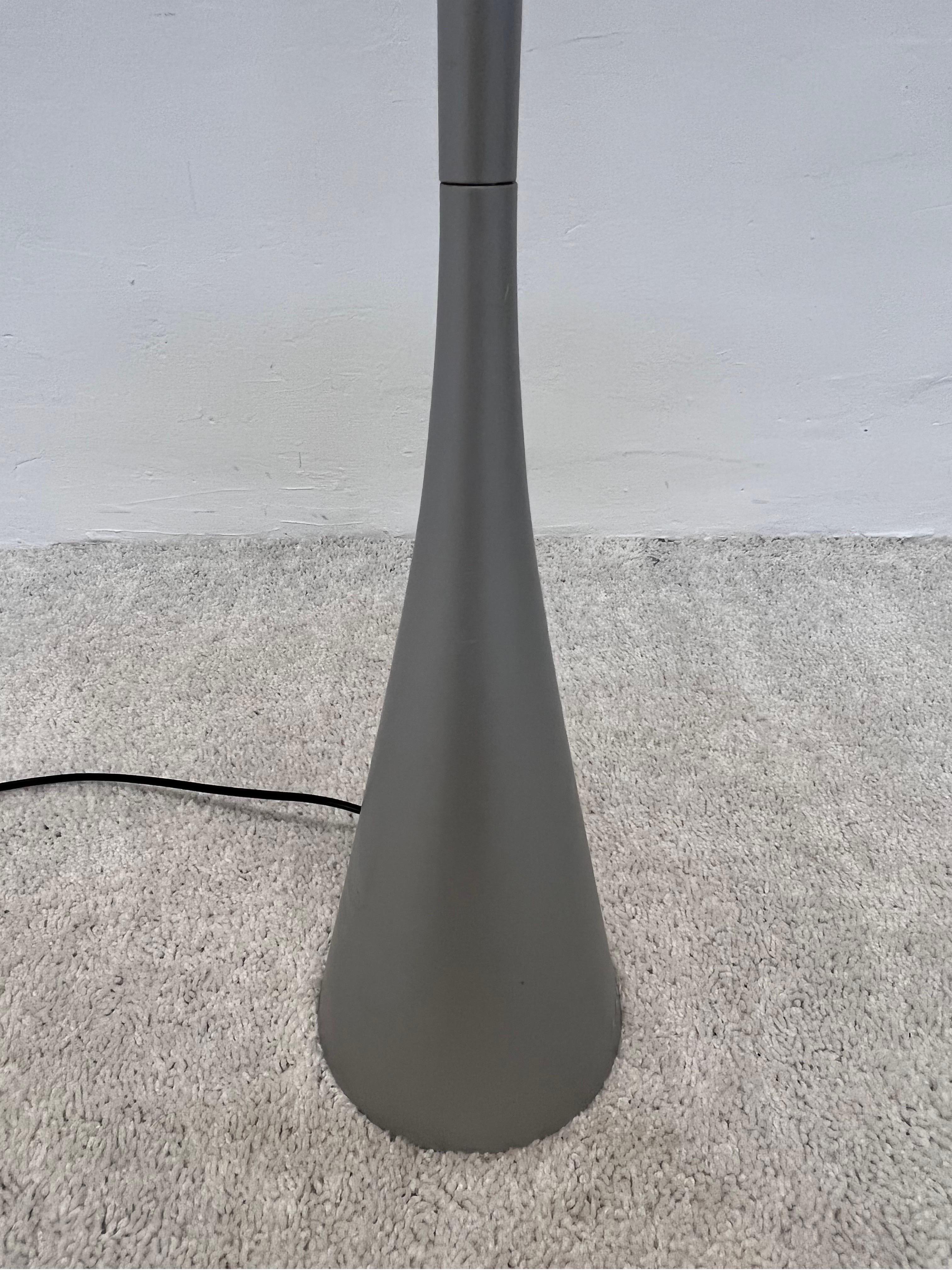 Pascal Mourgue Steel Floor Lamp with Tan Shade for Ligne Roset For Sale ...