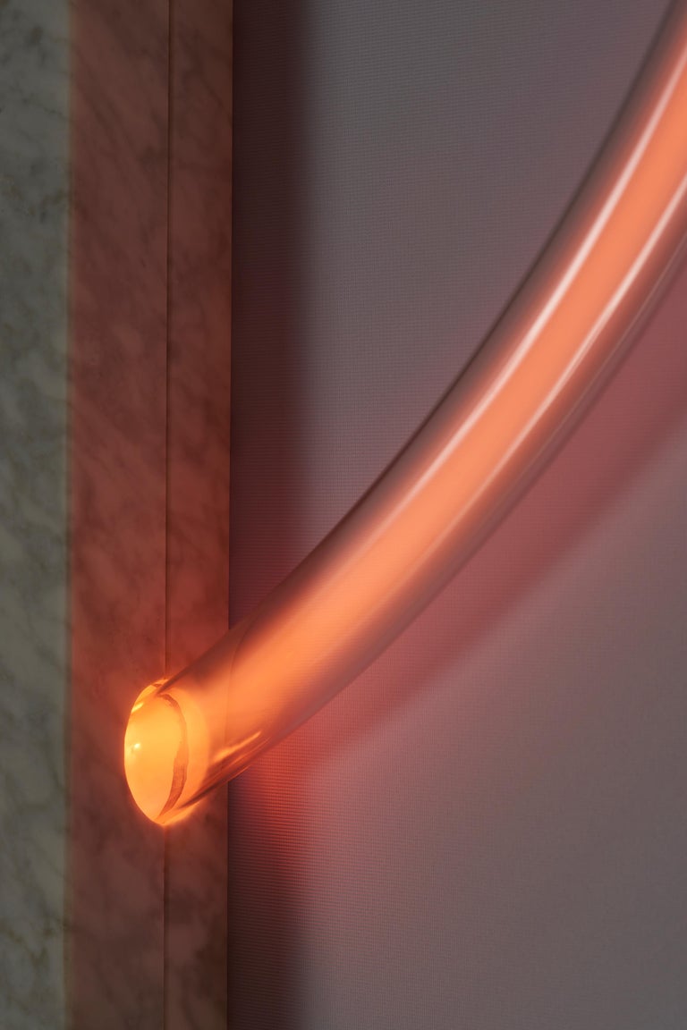 Pascal Smelik, Helios Sunset from Stone 'S', Wall Light Sculpture, 2021 ...