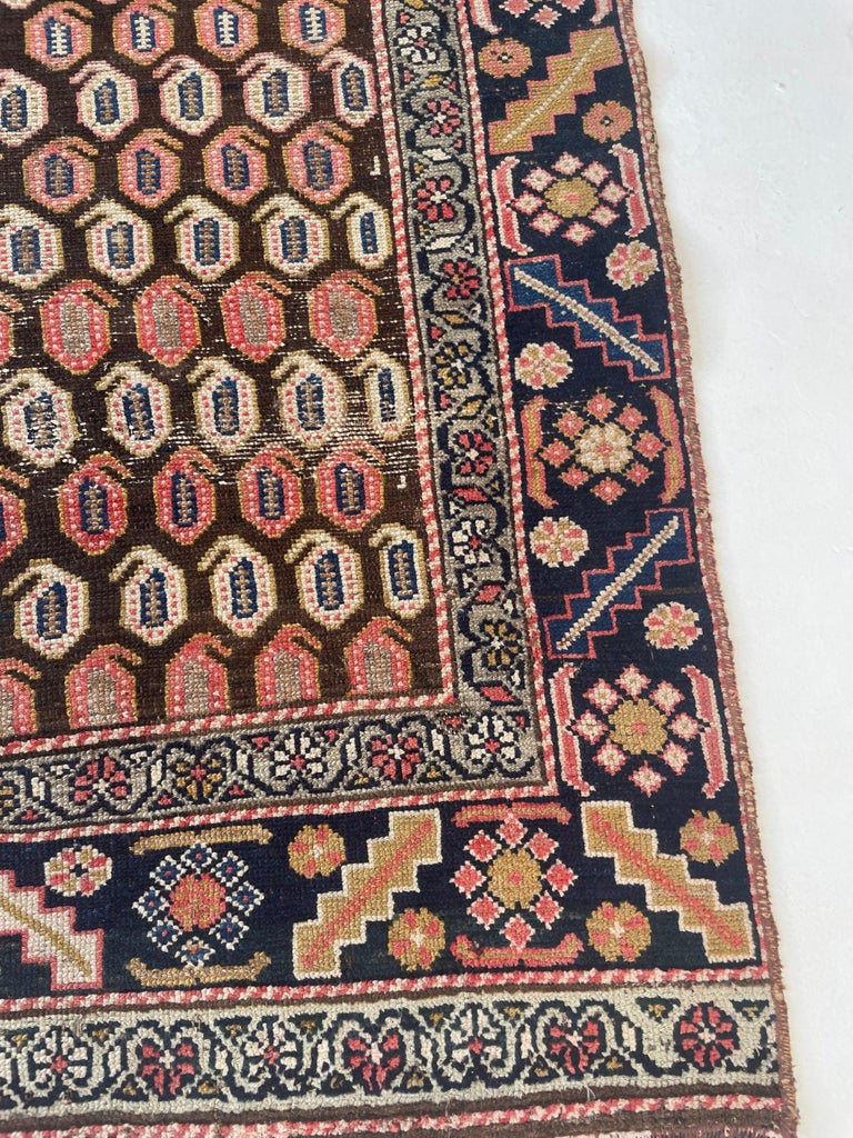 Pastel Antique Runner with Artistic Paisley Motifs, circa 1930's For ...