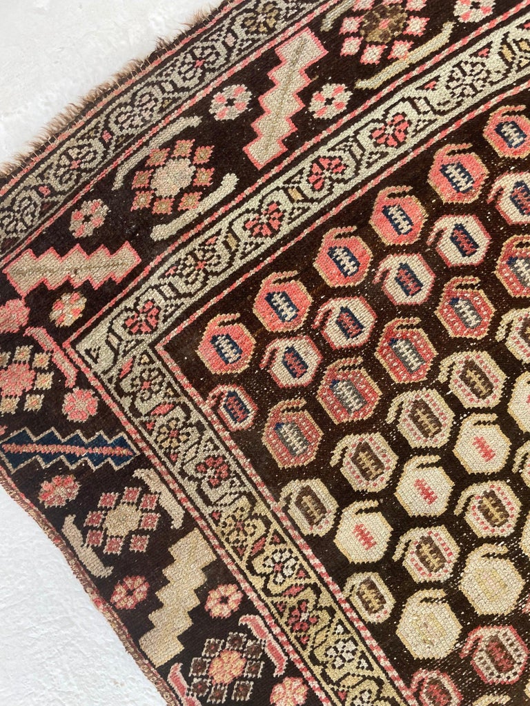 Pastel Antique Runner with Artistic Paisley Motifs, circa 1930's For ...