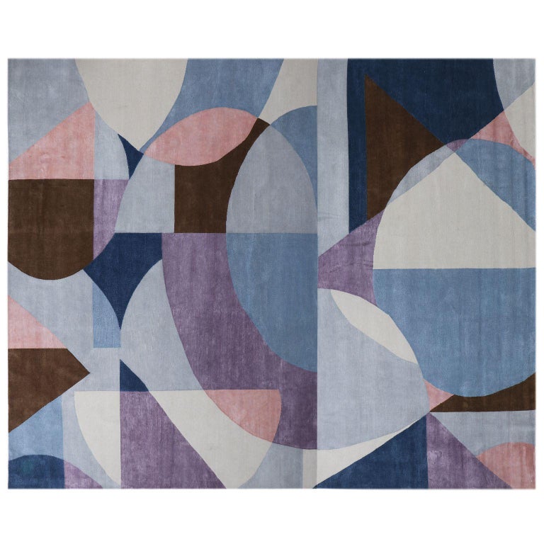 Pastel Shapes Large Rug by Art and Loom For Sale at 1stDibs