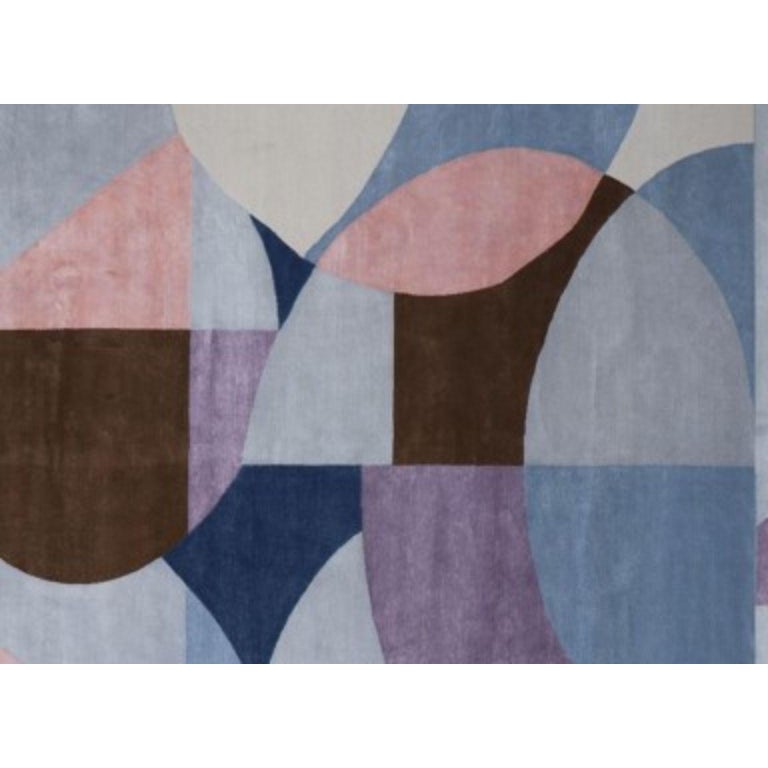 Pastel Shapes Small Rug by Art and Loom For Sale at 1stDibs