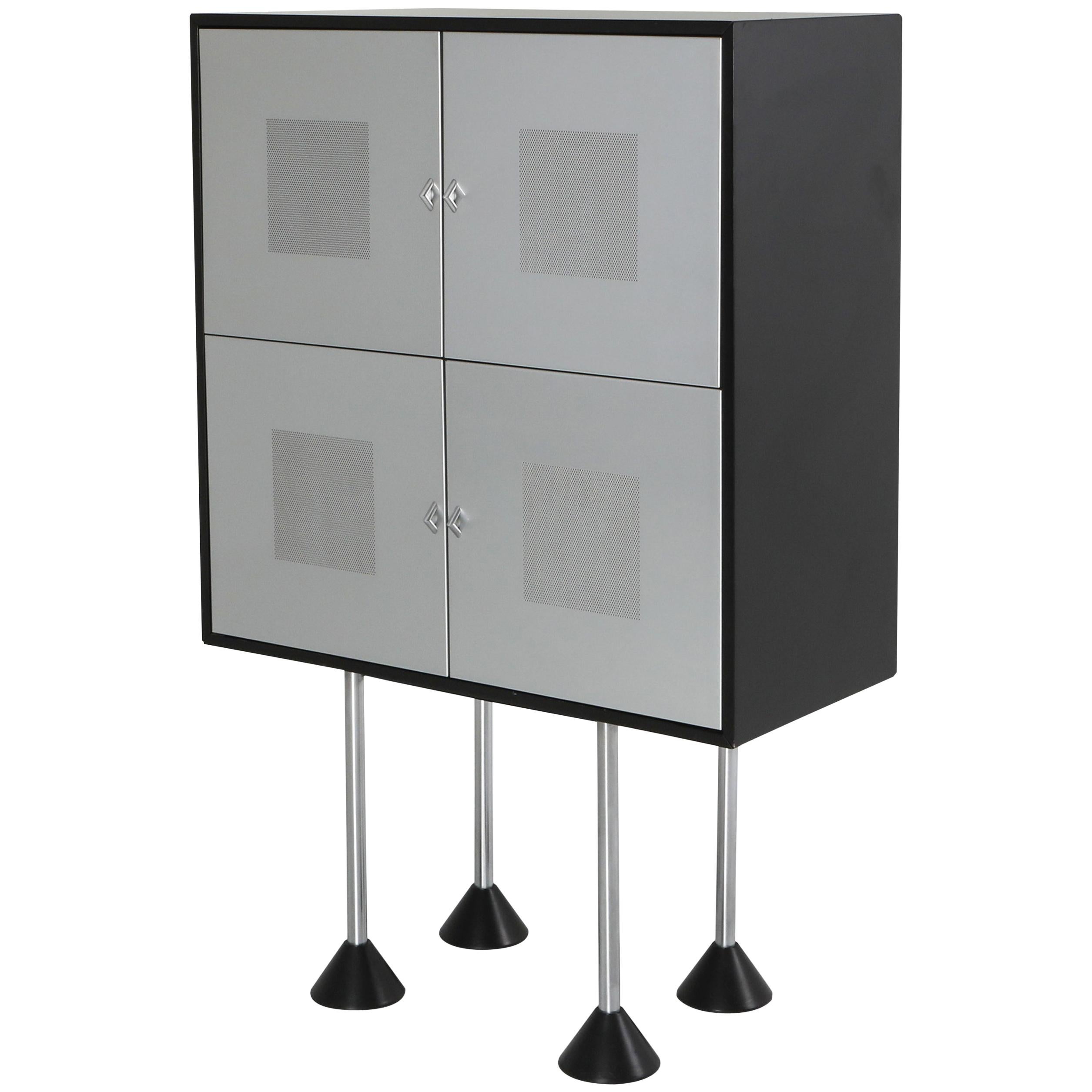 Memphis Style Bespoke Cabinet, 1980s For Sale at 1stDibs