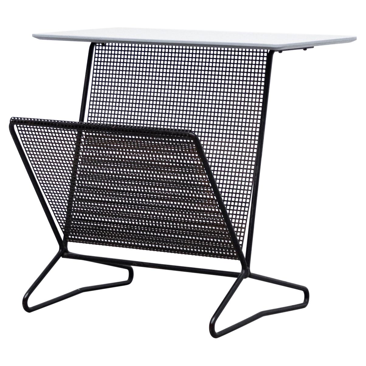 1950s Magazine Holder Side Table for Pastoe For Sale at 1stDibs