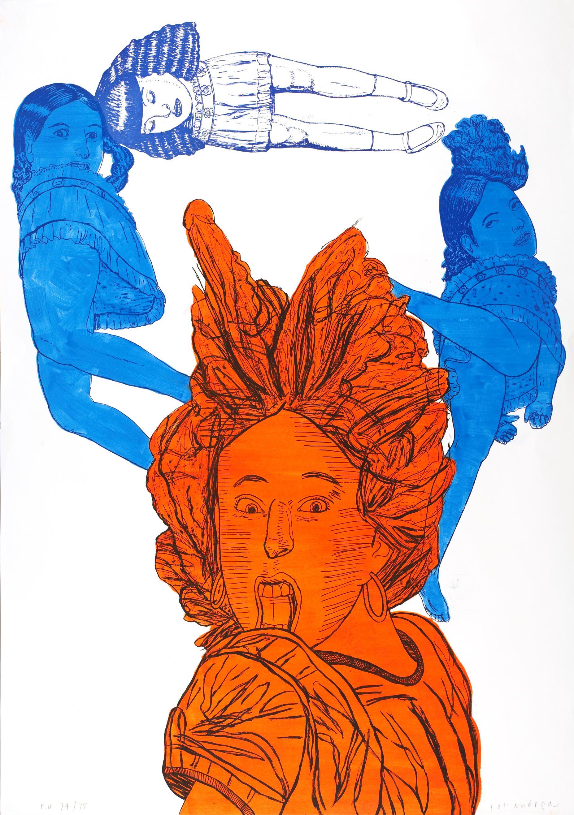 Pat Andrea - Pat Andrea Dutch Artist Original Hand Signed intaglio ...