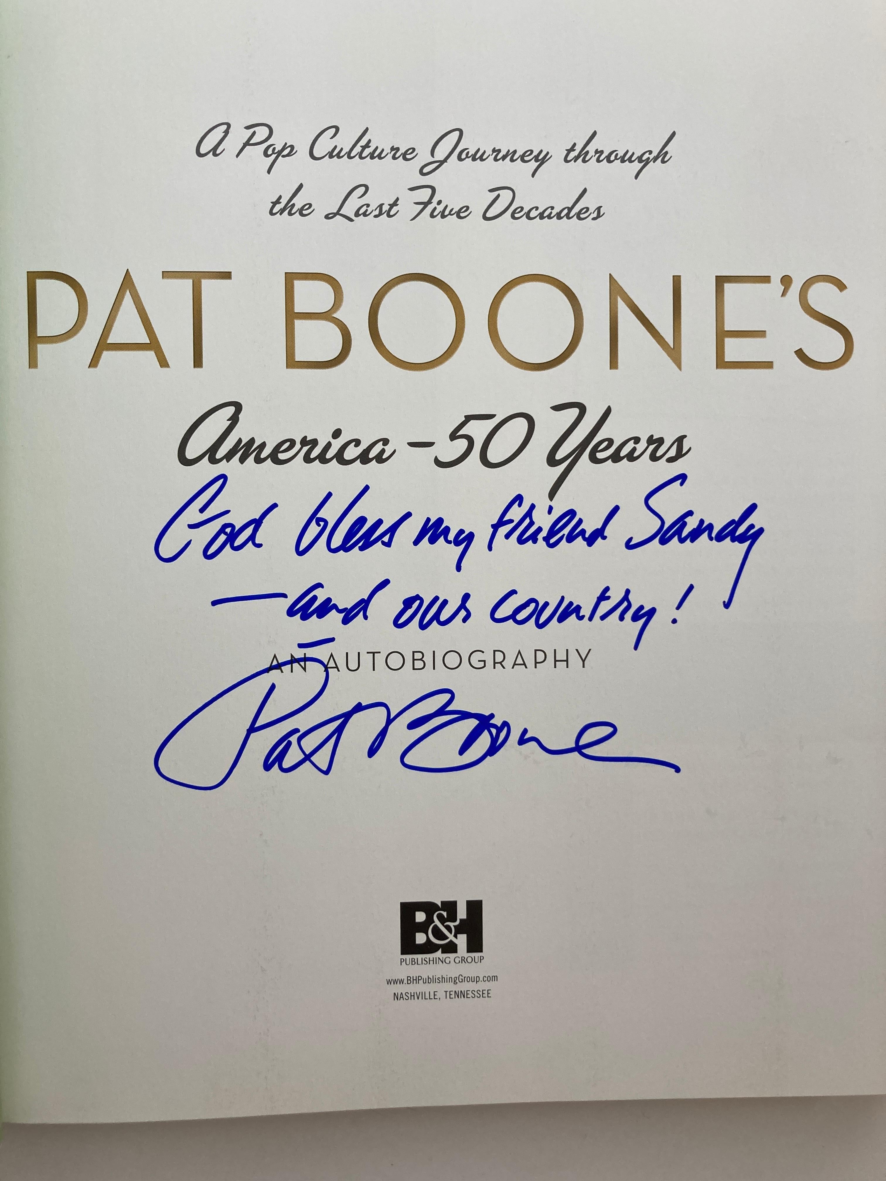 Pat Boone's America 50 Years Pat Boone Signed by Author at 1stDibs ...
