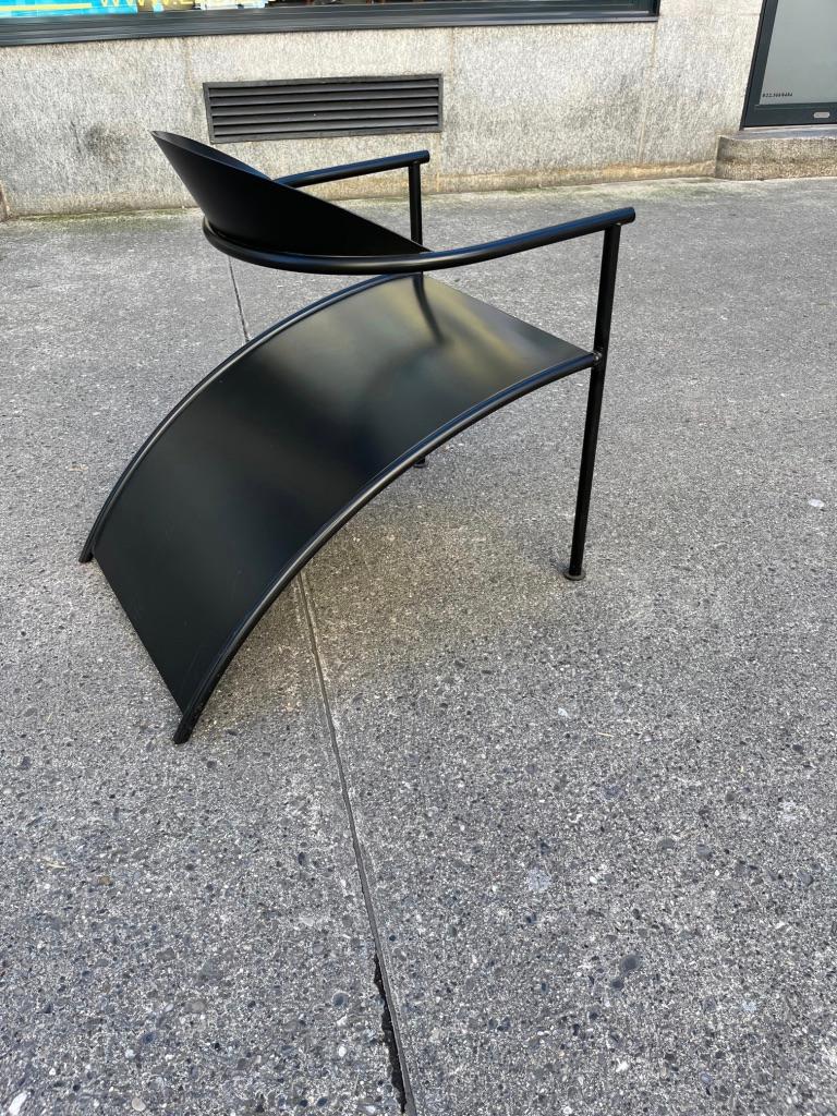 Pat Conley 2 Vintage Steel Chair by Philippe Starck ca. 1980s For Sale ...