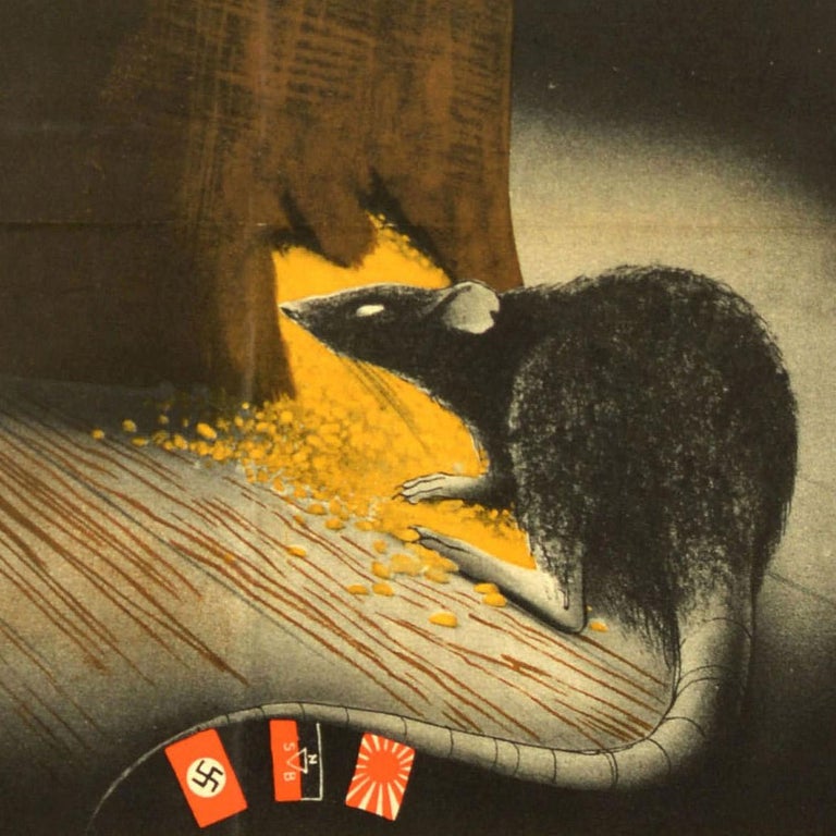 Pat Keely - Original Vintage War Poster Zwarte Markt Black Market Theft ...