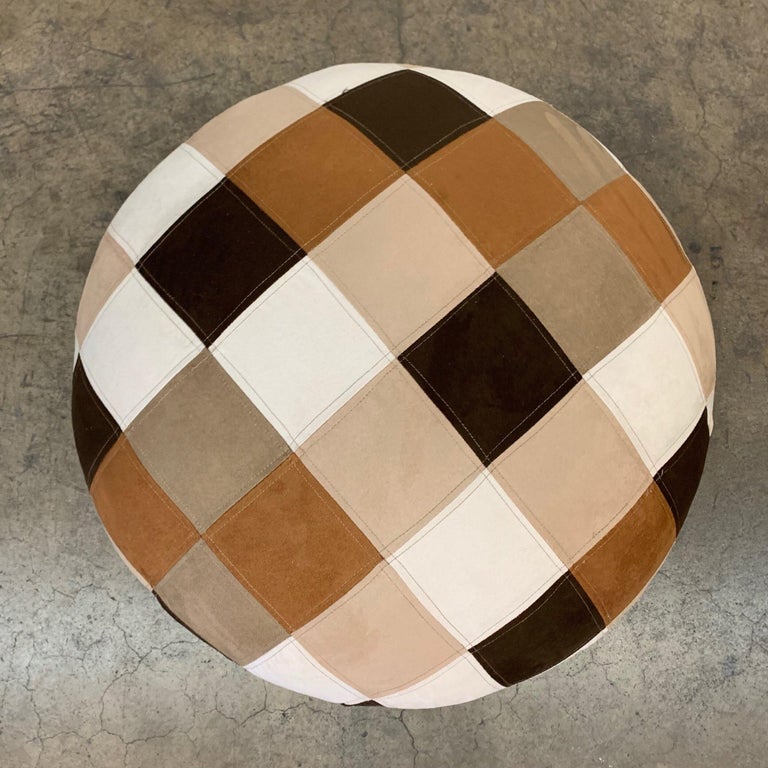 Patch Work Microsuede Mushroom For Sale at 1stDibs