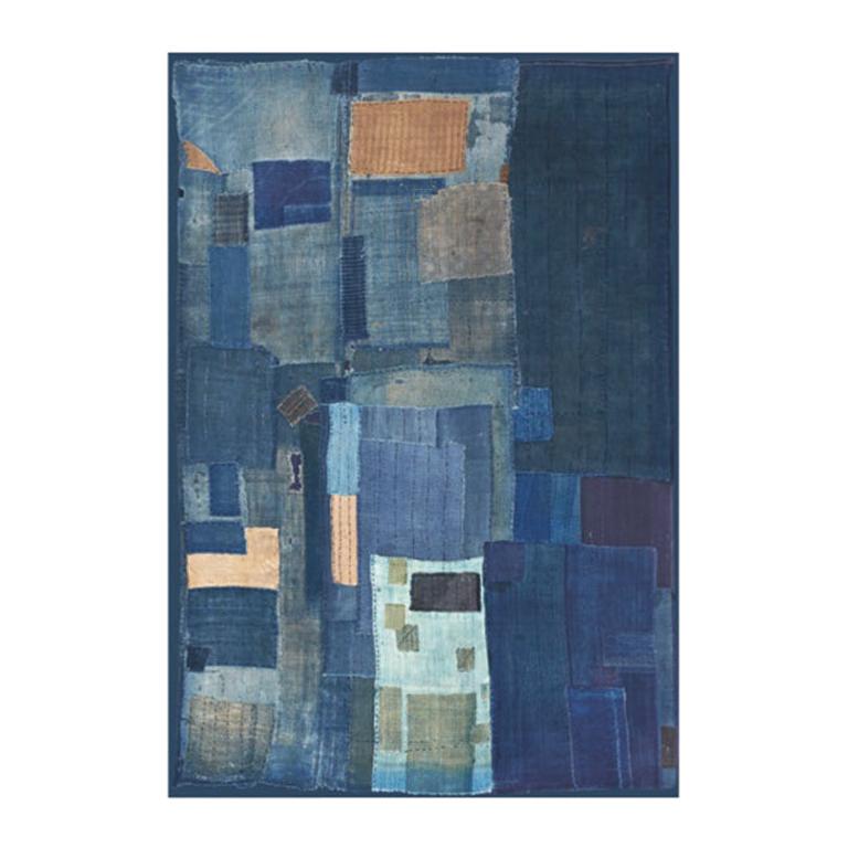 Patched Indigo, Japanese Boro Textile, circa 1850-1900 For Sale at 1stDibs