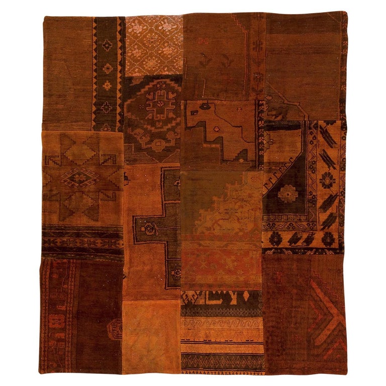 Patchwork Decolorized 11 Carpet For Sale at 1stDibs