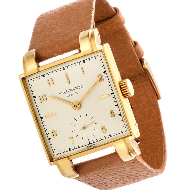 Patek Philippe 1566J Square Watch For Sale at 1stDibs | patek square watch