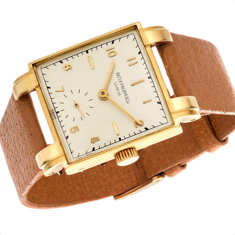 Patek Philippe 1566J Square Watch For Sale at 1stDibs | patek square watch