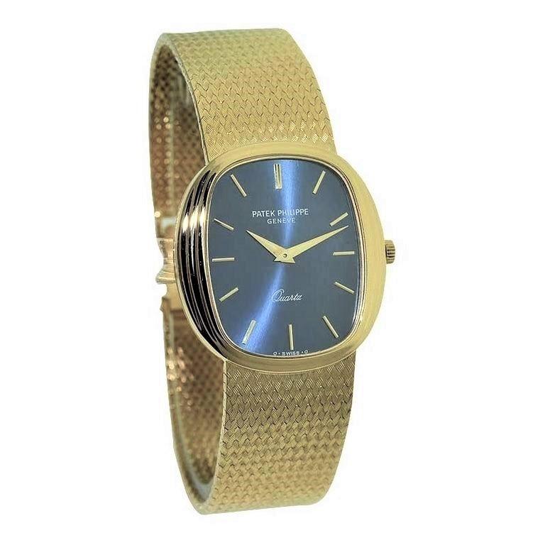 Patek Philippe 18 Karat Gold Quartz High Grade Watch in New Condition ...