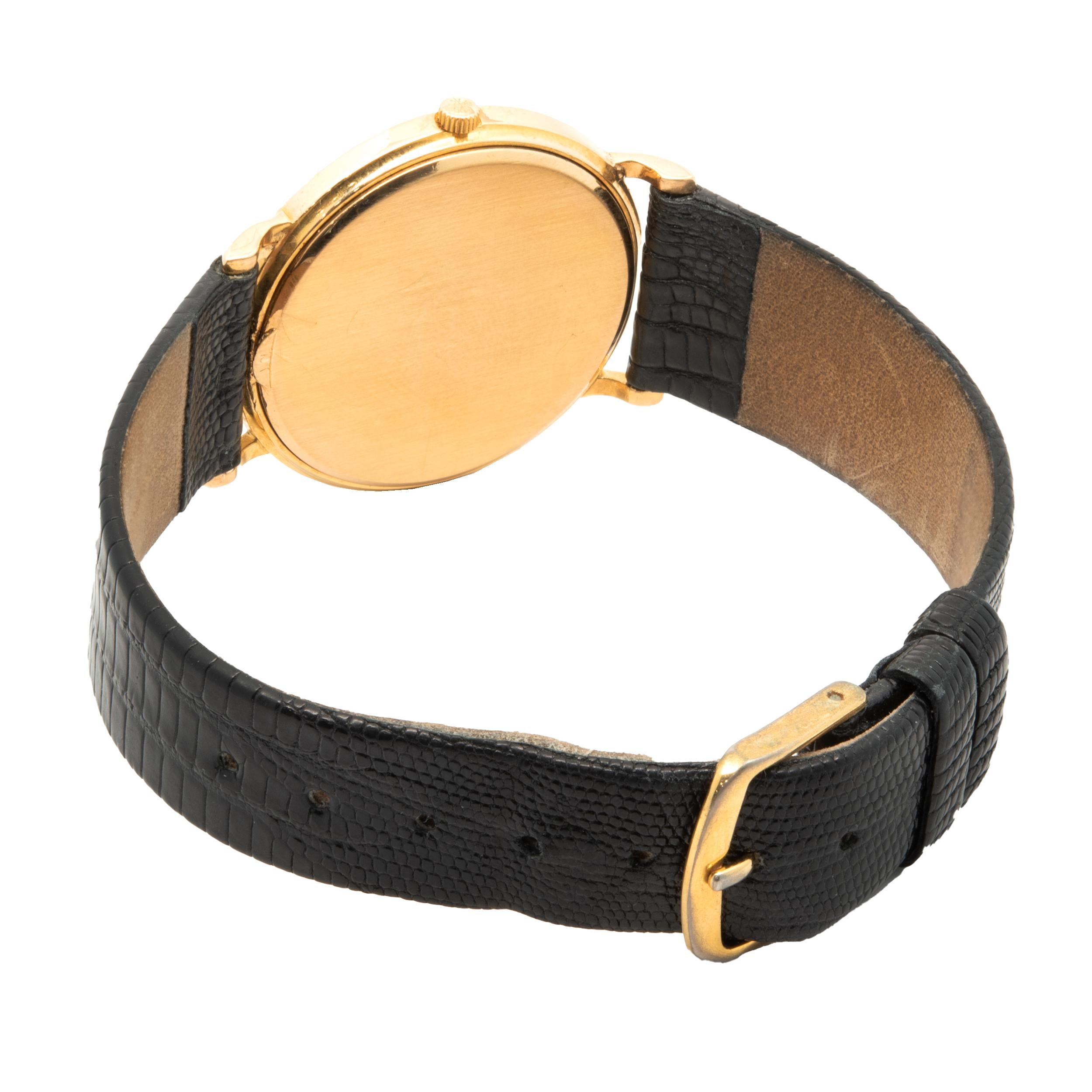 Patek Philippe 18 Karat Yellow Gold Calatrava For Sale at 1stDibs ...