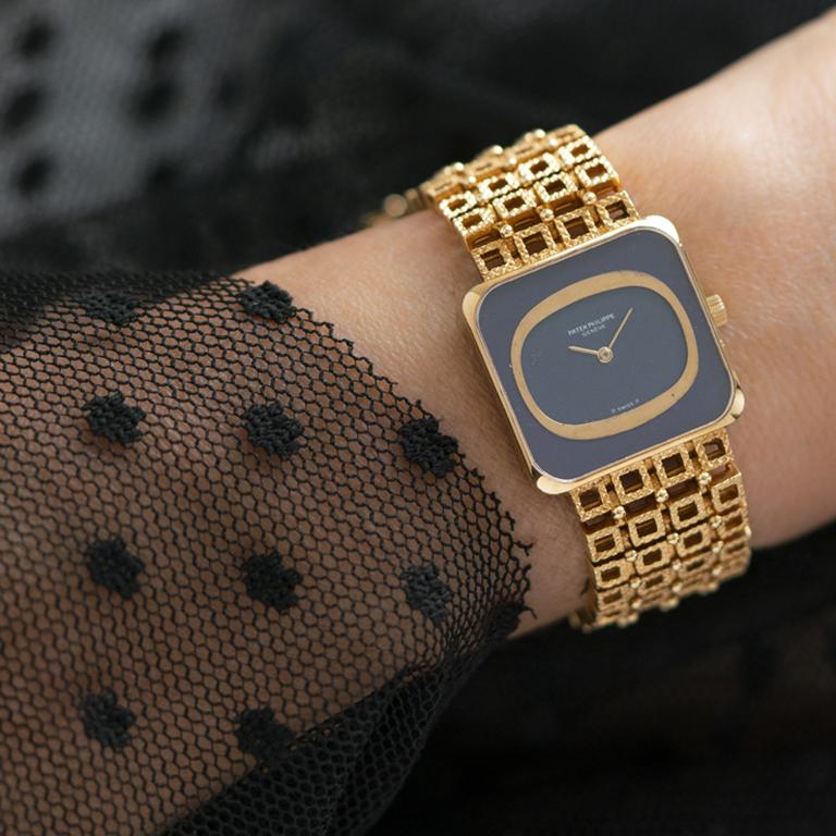 Patek Philippe 18 Karat Yellow Gold Model 4183 For Sale at 1stDibs