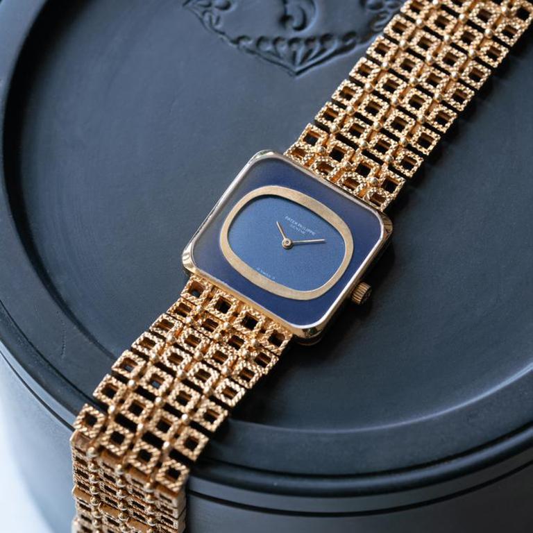 Patek Philippe 18 Karat Yellow Gold Model 4183 For Sale at 1stDibs